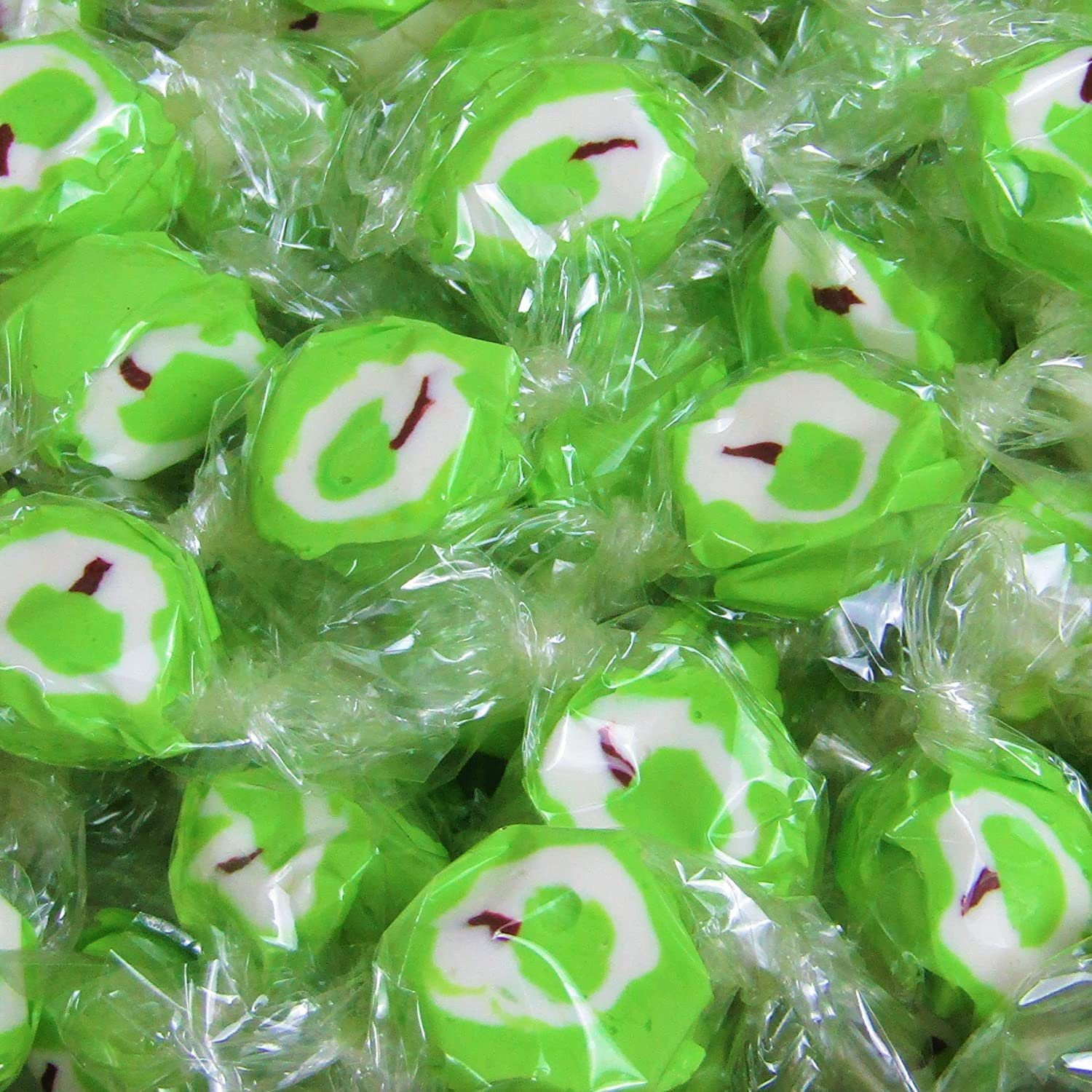Gourmet Green Apple Soft Taffy Candy Chews by It's Delish, 8 Oz Bulk ...
