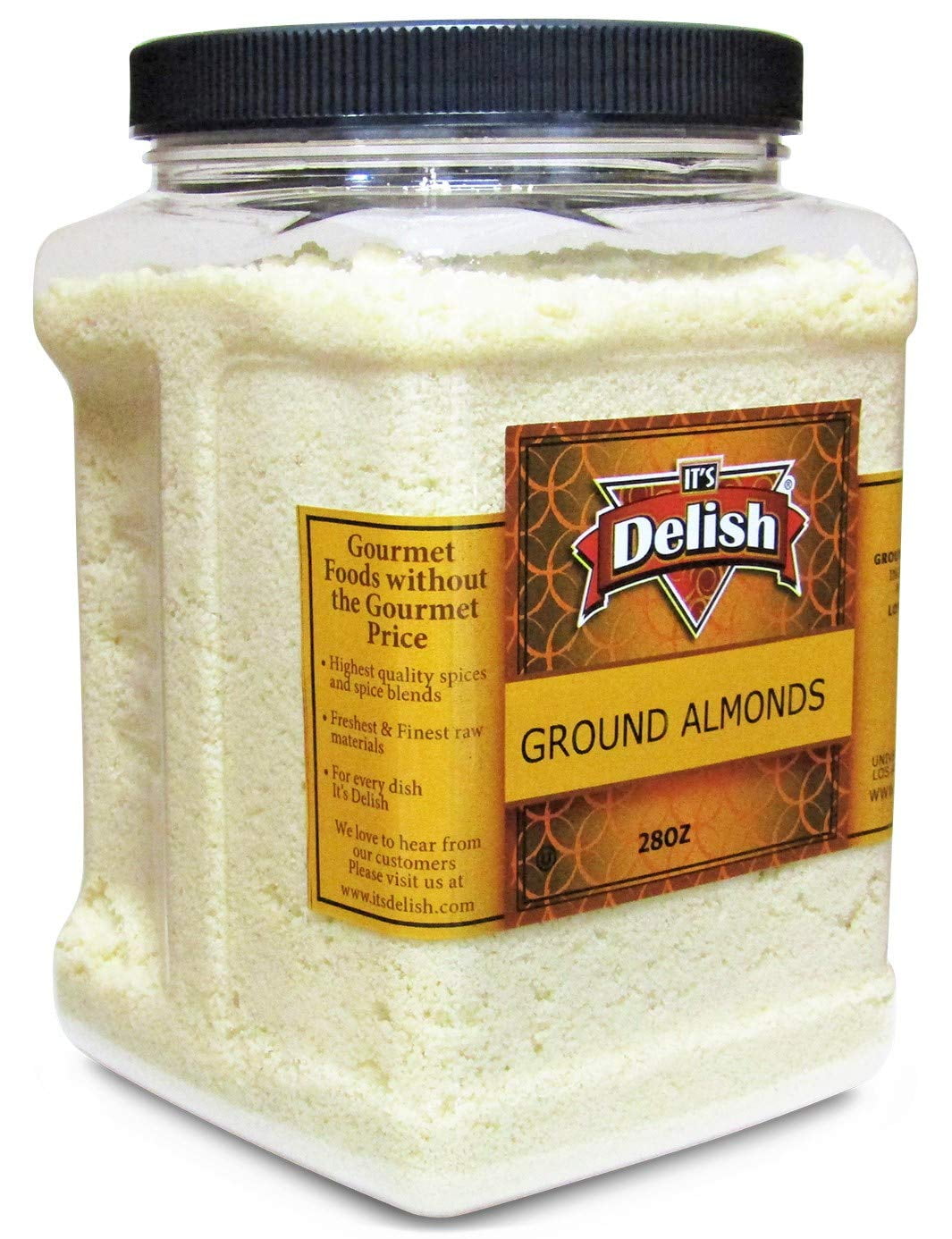 Gourmet Ground Almond Powder (Pure Kosher Meal) by Its Delish – 28 Oz ...