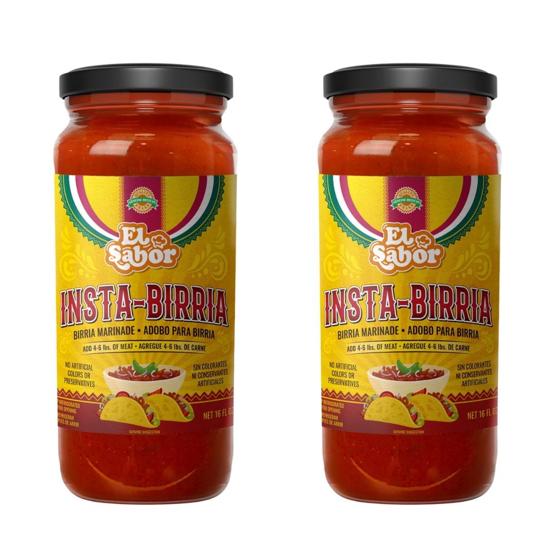 Insta-Birria 16oz Adobo Mix | Easy Birria Tacos & Stew | No Artificial ...
