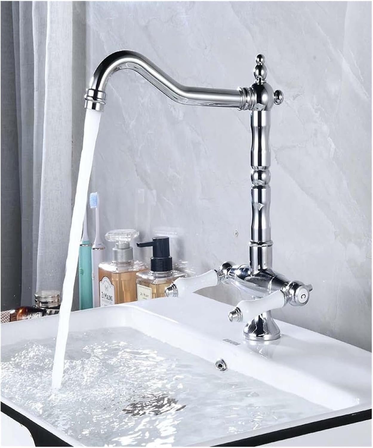 Gourmet Kitchen Faucet Kitchen Sink Faucet Full Copper 360° Rotating ...