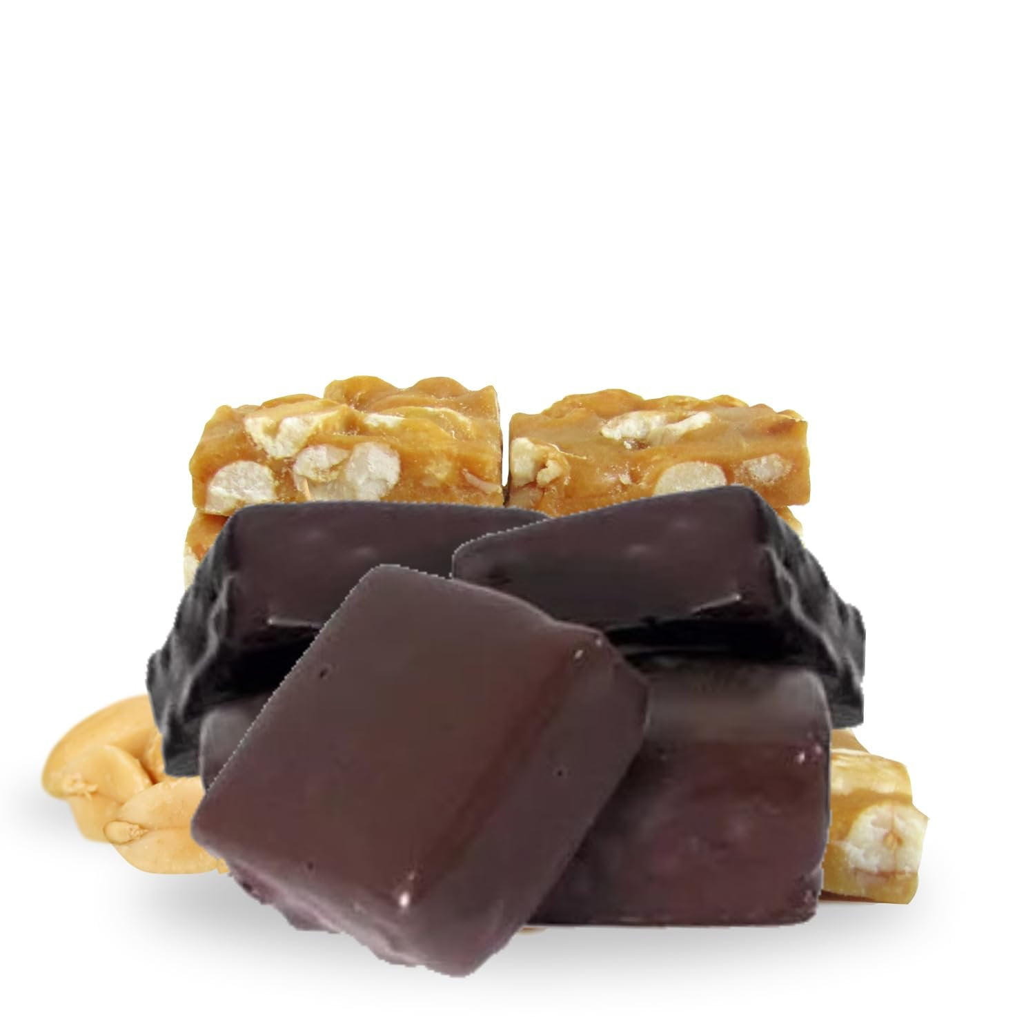 Gourmet Milk Chocolate Covered Peanut Brittle by Its Delish,12 oz Bag ...