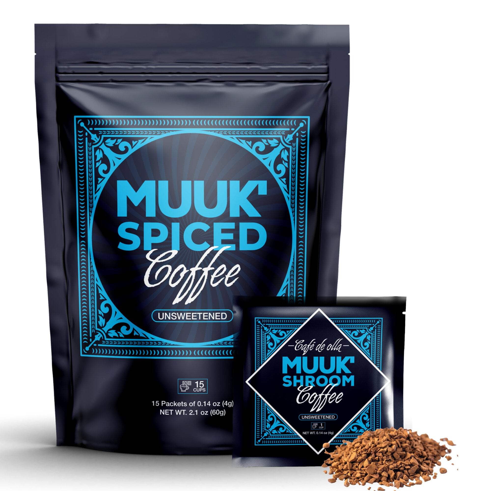 MUUK' SPICED COFFEE | Organic Instant Mushroom Coffee with Spice ...