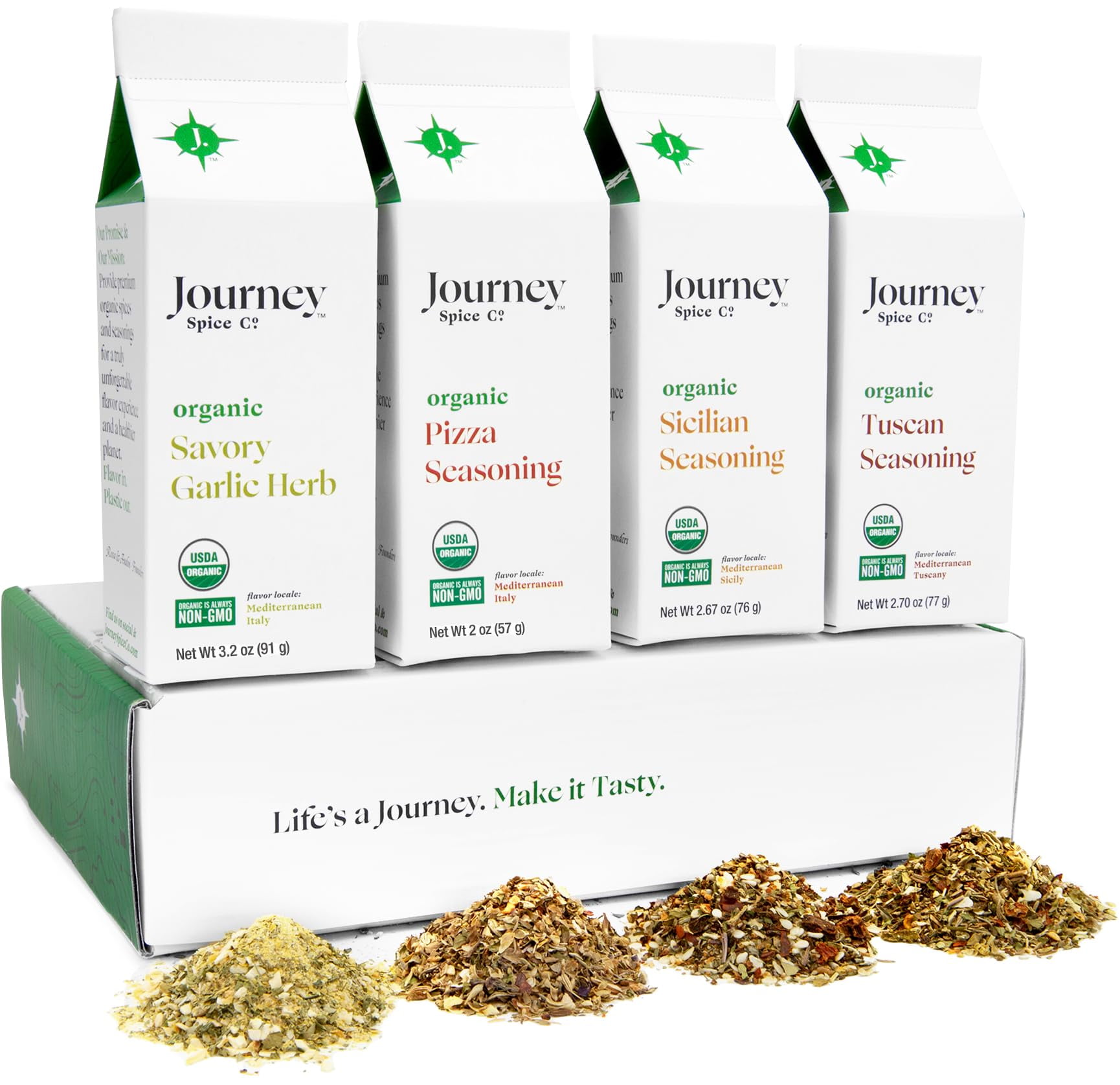 Gourmet Organic Italian Spice DEF29 and Seasoning Gift Set by Journey ...