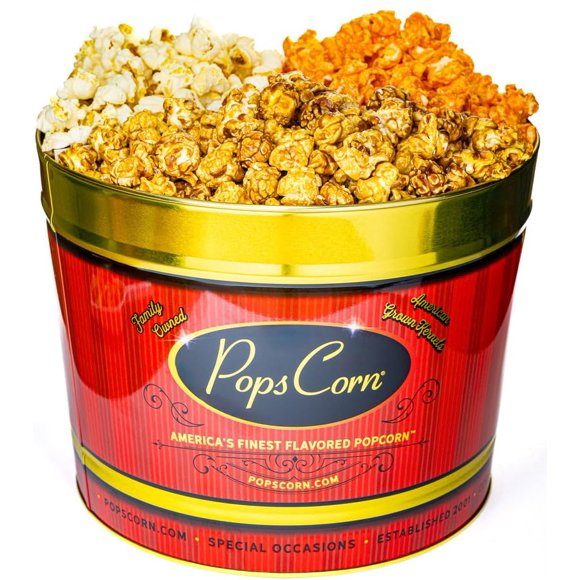 Holiday Popcorn Tins