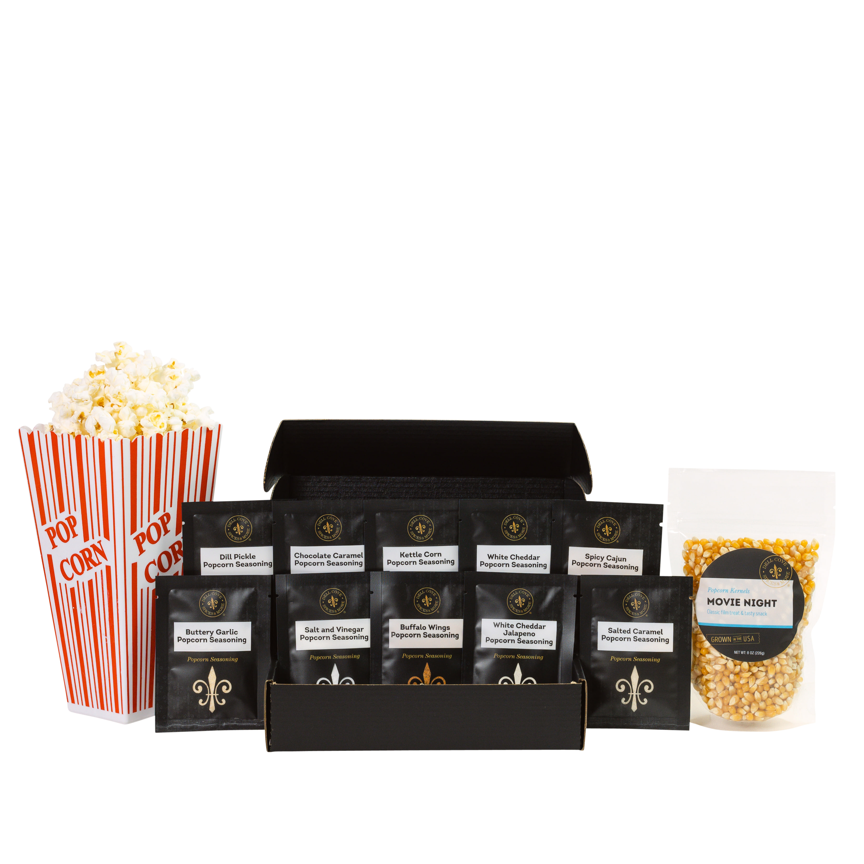 Gourmet Popcorn Seasoning Starter Pack - Non-GMO and Gluten Free ...