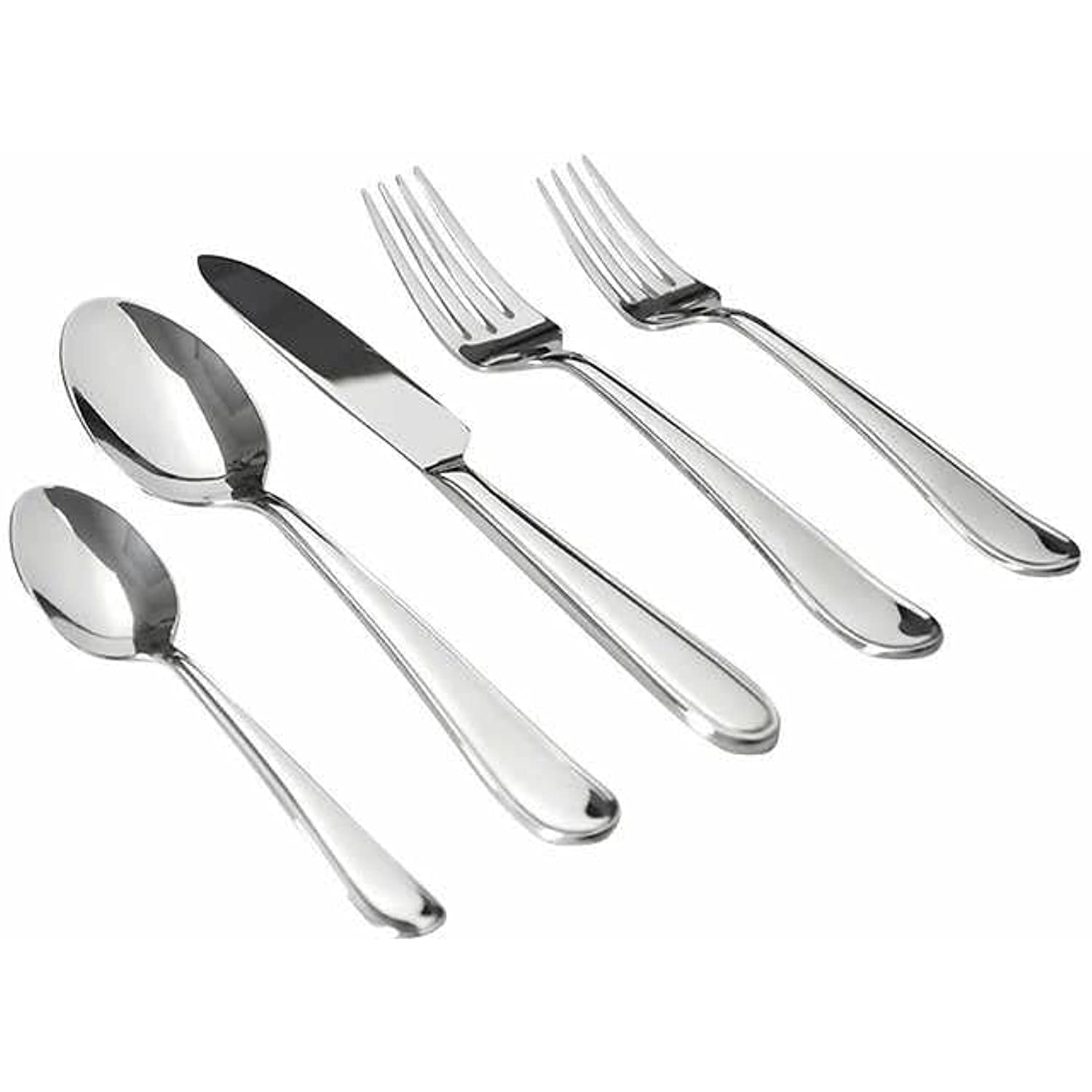 Gourmet Settings I Melody Collection I 20-piece Flatware Set I 18 / 10 ...