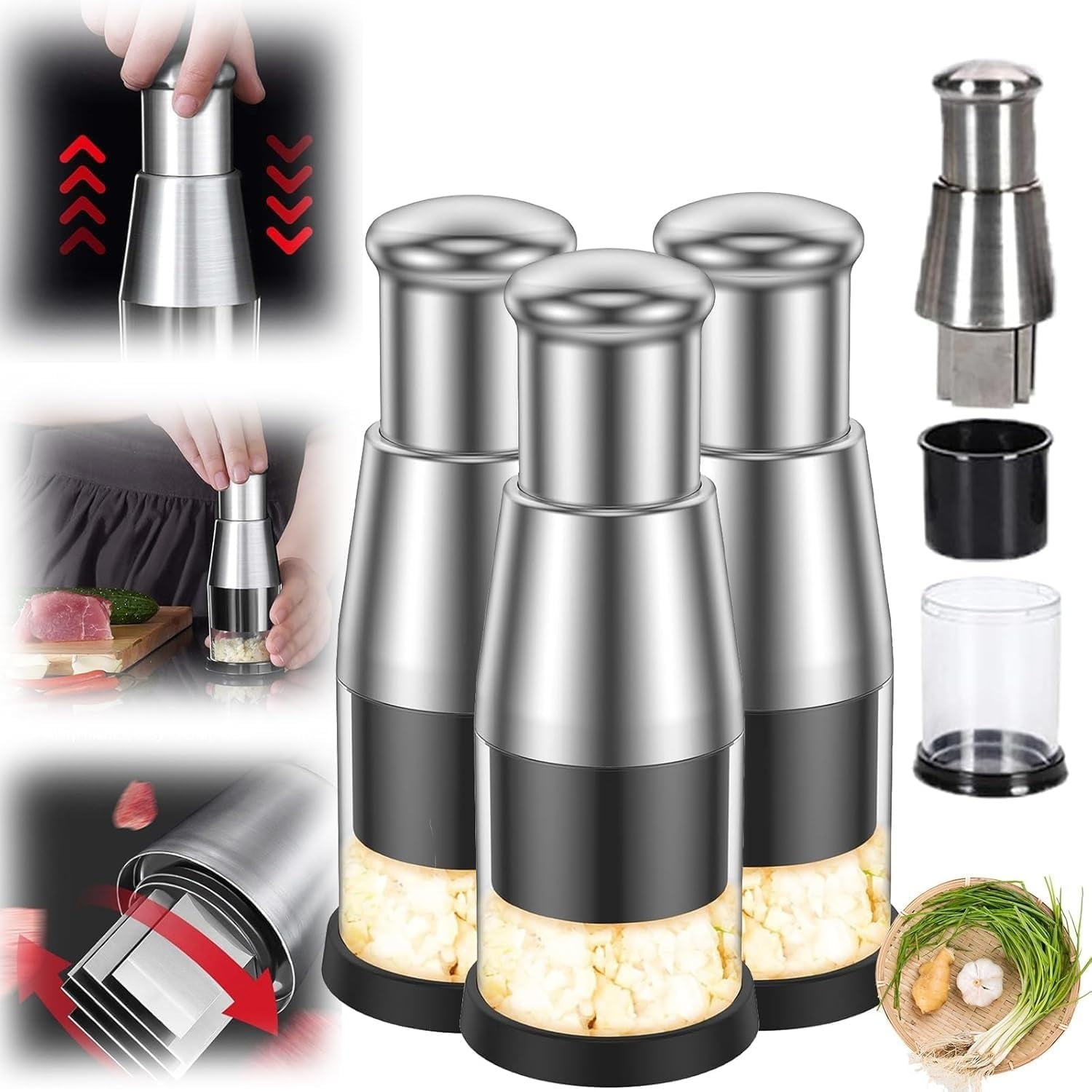 Gourmet Slice Deluxe Cutter, 2025 New Manual Pressed Chopper, Gourmet ...