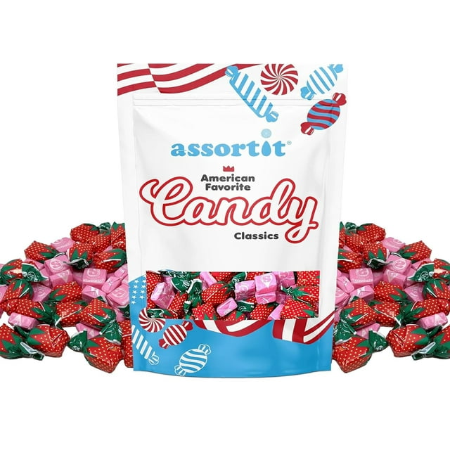 Strawberry Candy Mix – Arcor Strawberry Bon Bons & Starburst Pink Chews ...
