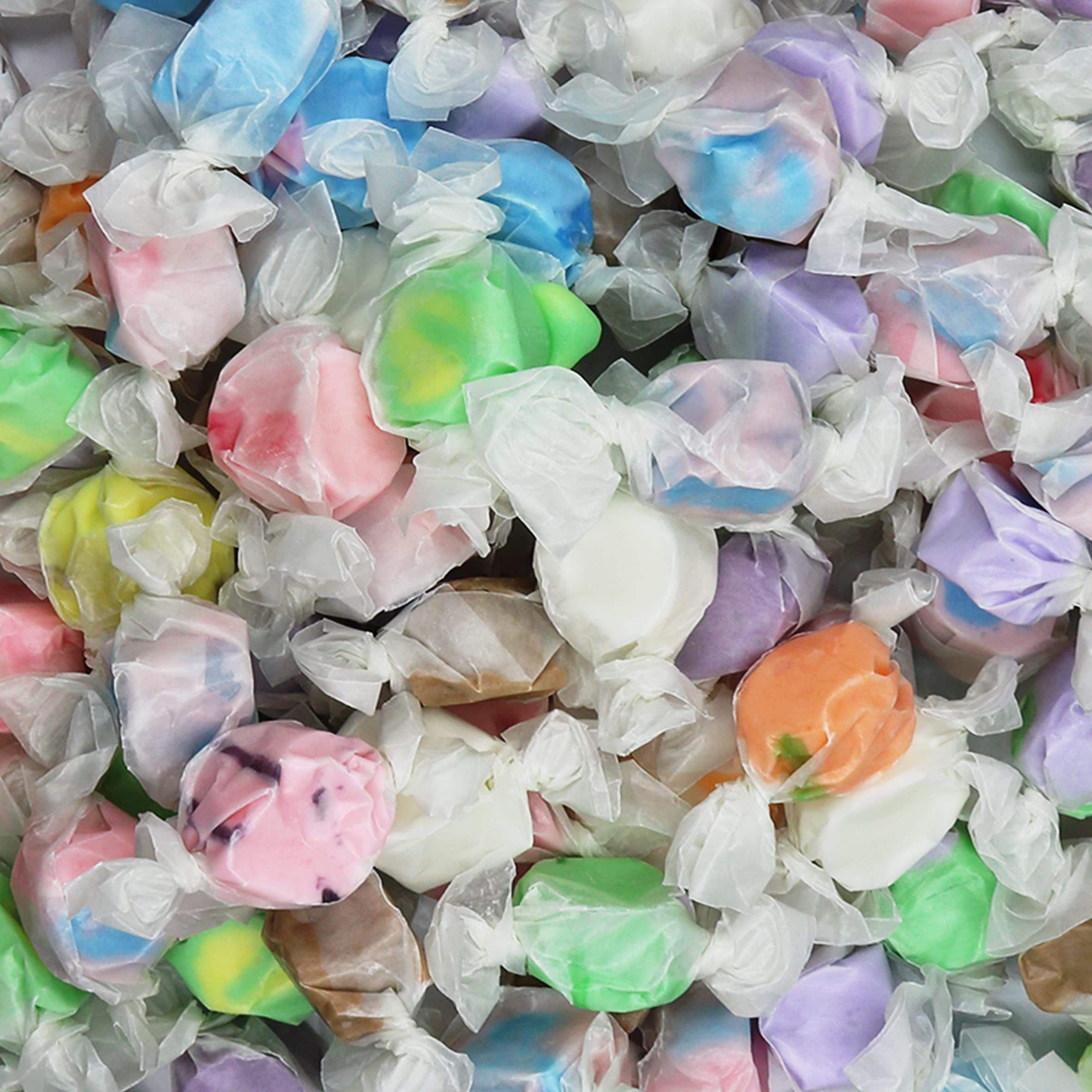 Gourmet Soft and chewy ESF27 Salt Water Taffy Candy - Individually Wrapped - Bulk bag (Assorted ...