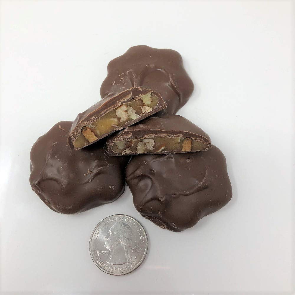 Gourmet Sugar Pecan Caramel Pattie Milk Chocolate Candy 1 pound ...