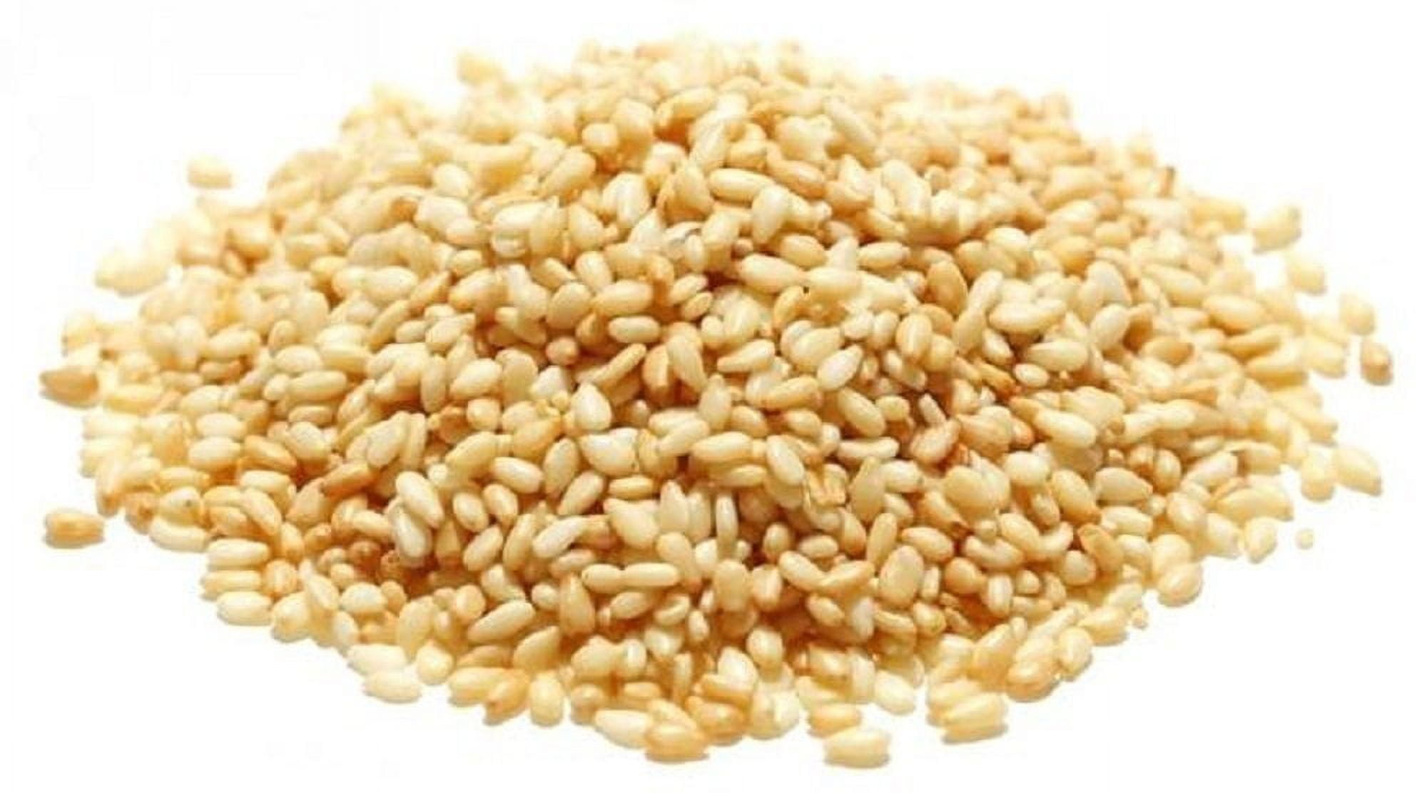 Its Delish Organic Toasted White Sesame Seeds for Bread, Salads, Stir ...