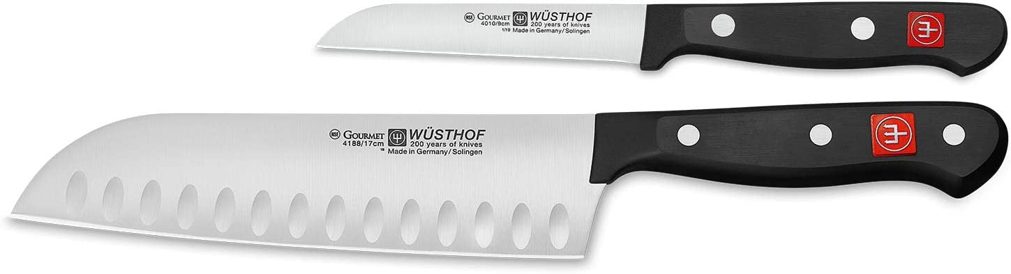 Gourmet Two Piece Asian Cook's Knife Set | 2-Piece German Knife Set ...