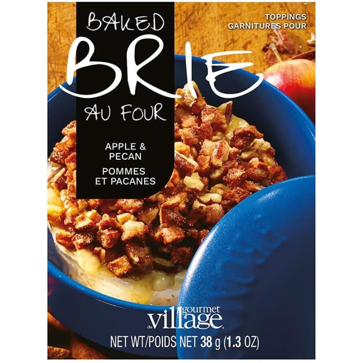 Gourmet Village Baked Brie Topping Mix - Apple & Pecan - Walmart.com