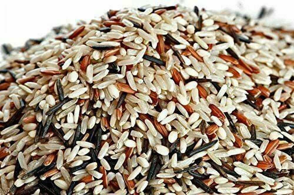 Gourmet Wild, Black, Brown & Red Rice Blend - GMO & Gluten Free, 2 LB ...