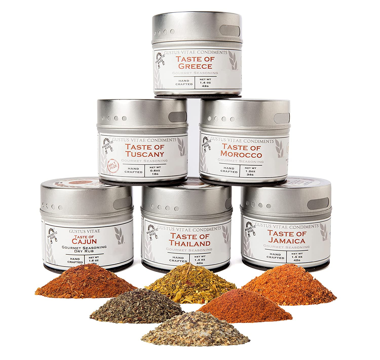 Gourmet World Flavors Seasoning Collection | Non Gmo Verified | 6 ...