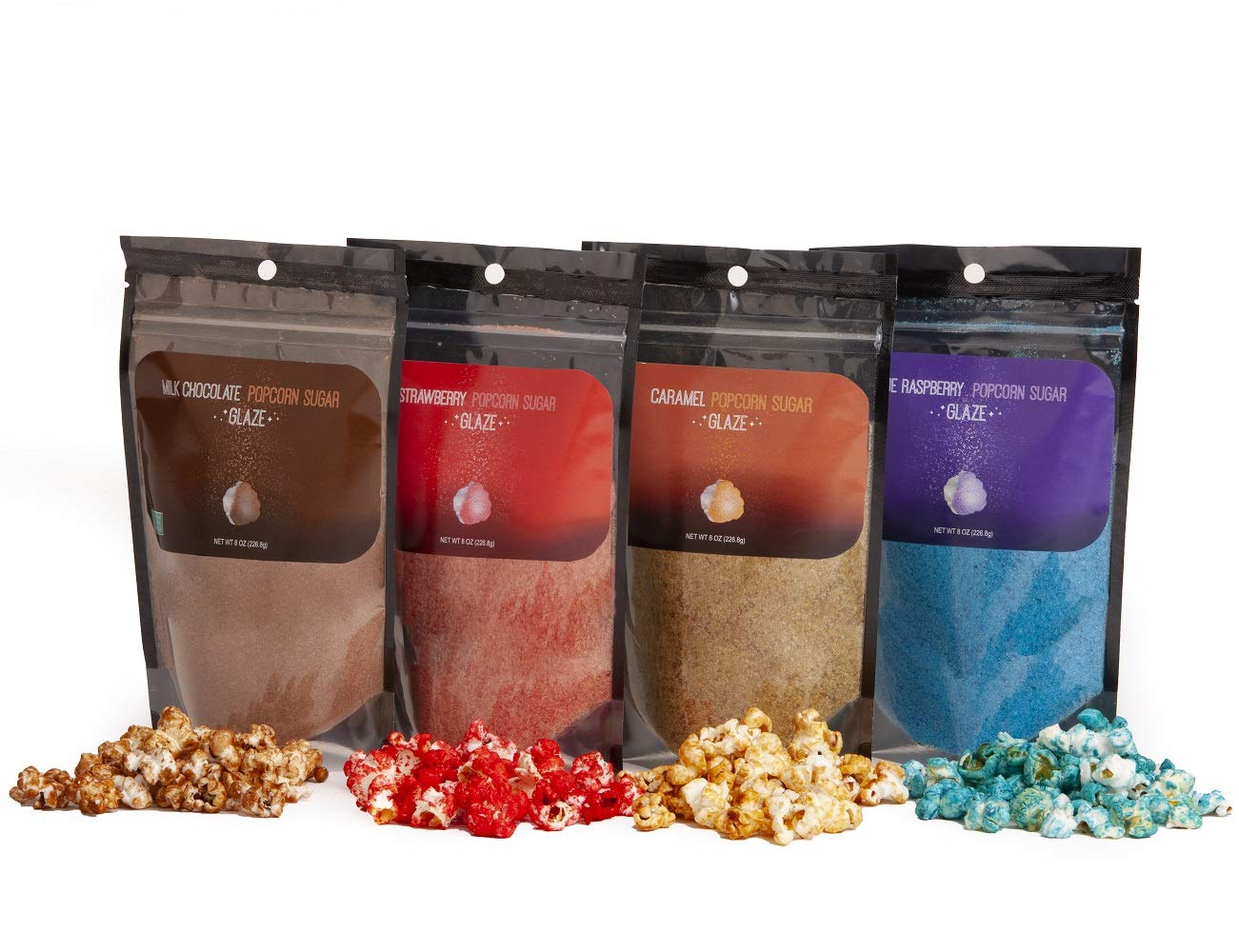 Gourmet corn Topping Variety Pack - 4 Pack of corn Flavoring Glaze ...