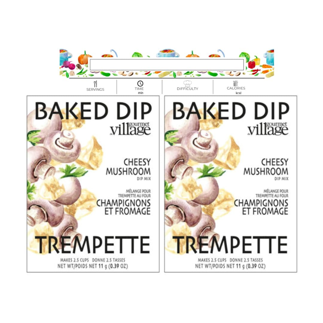 Gourmet du Village Party Mixes Value 2 Pack - Chilled Dips, Baked Dips ...