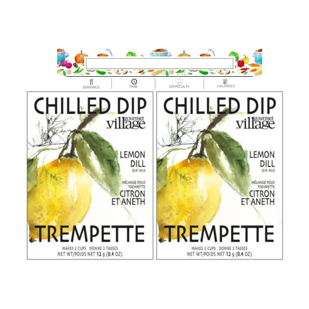 Gourmet du Village Party Mixes Value 2 Pack - Chilled Dips, Baked Dips ...