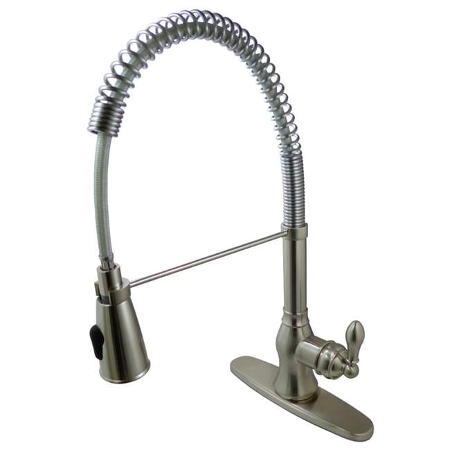 Gourmetier American Classic Single Handle Pull-Down Spray Kitchen ...