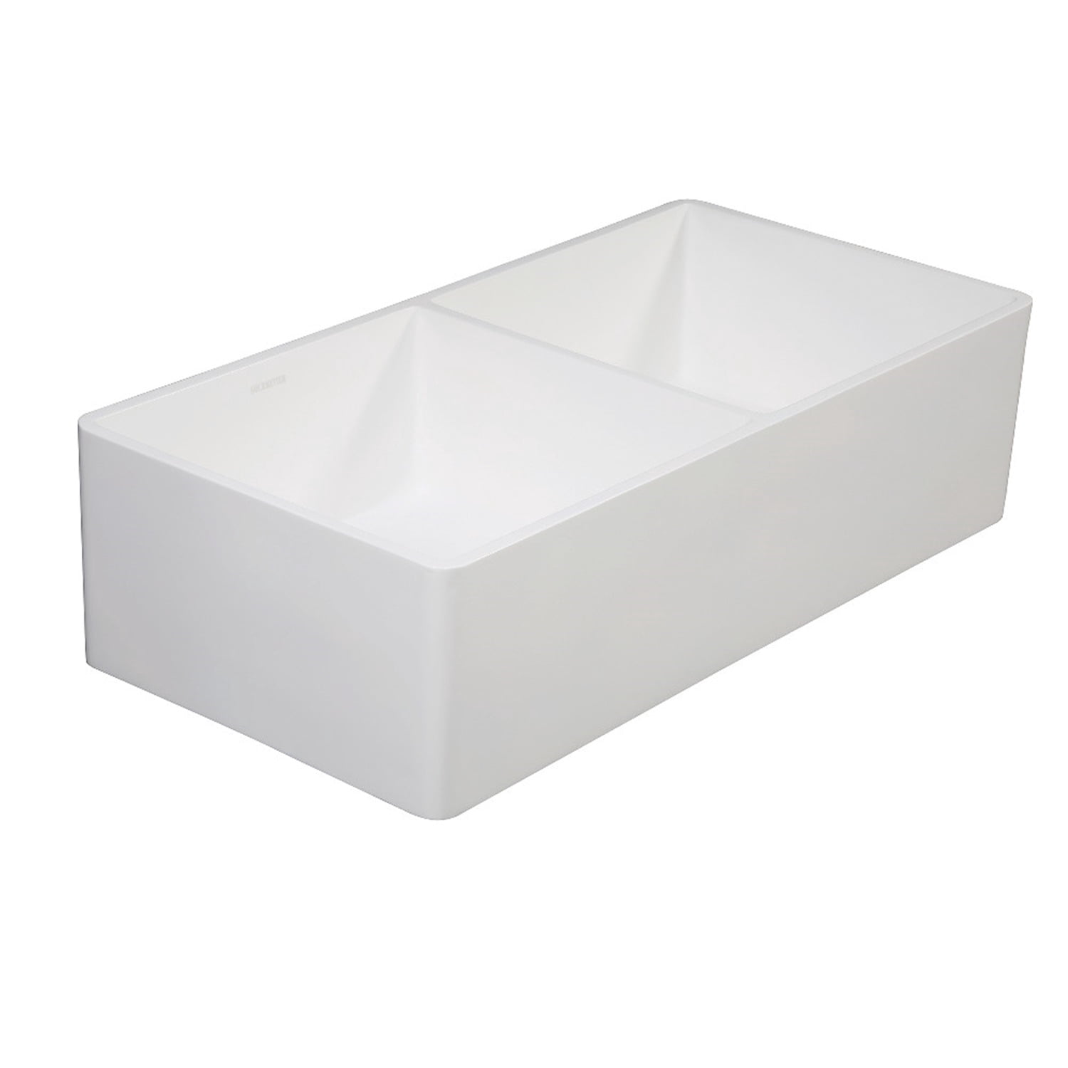 Gourmetier GKFA361810BCD Arcticstone Solid Surface Double Bowl ...
