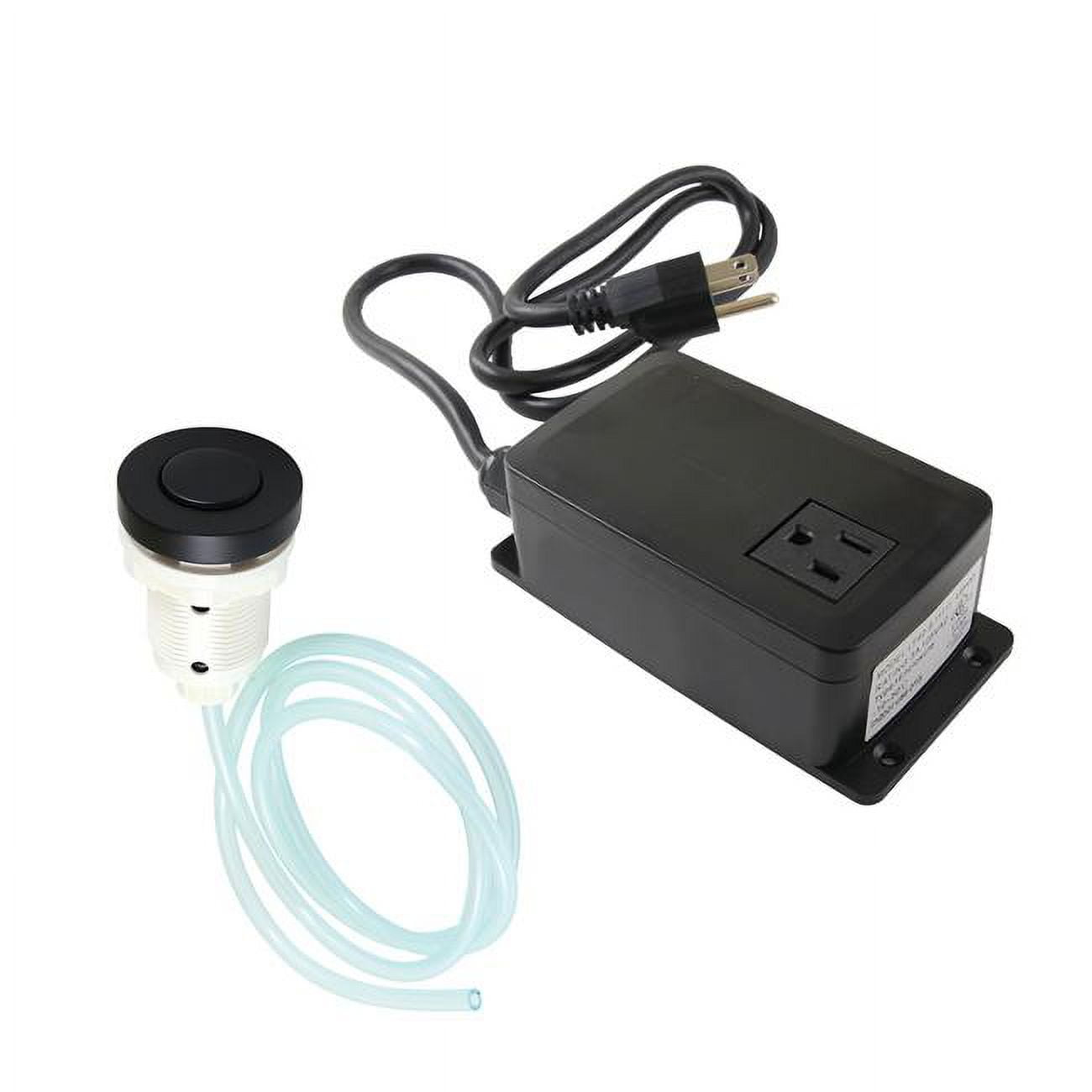 Gourmetier Single Outlet Garbage Disposal Air Switch Kit, Matte Black ...