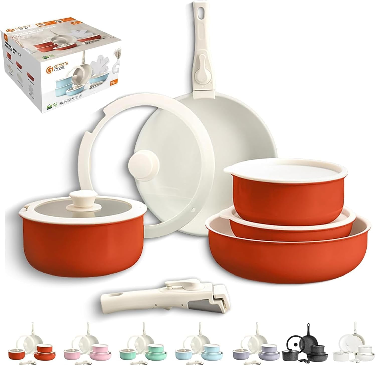 Gourmetific Cookware Set, Gourmetific Cookware Set Stackables With ...
