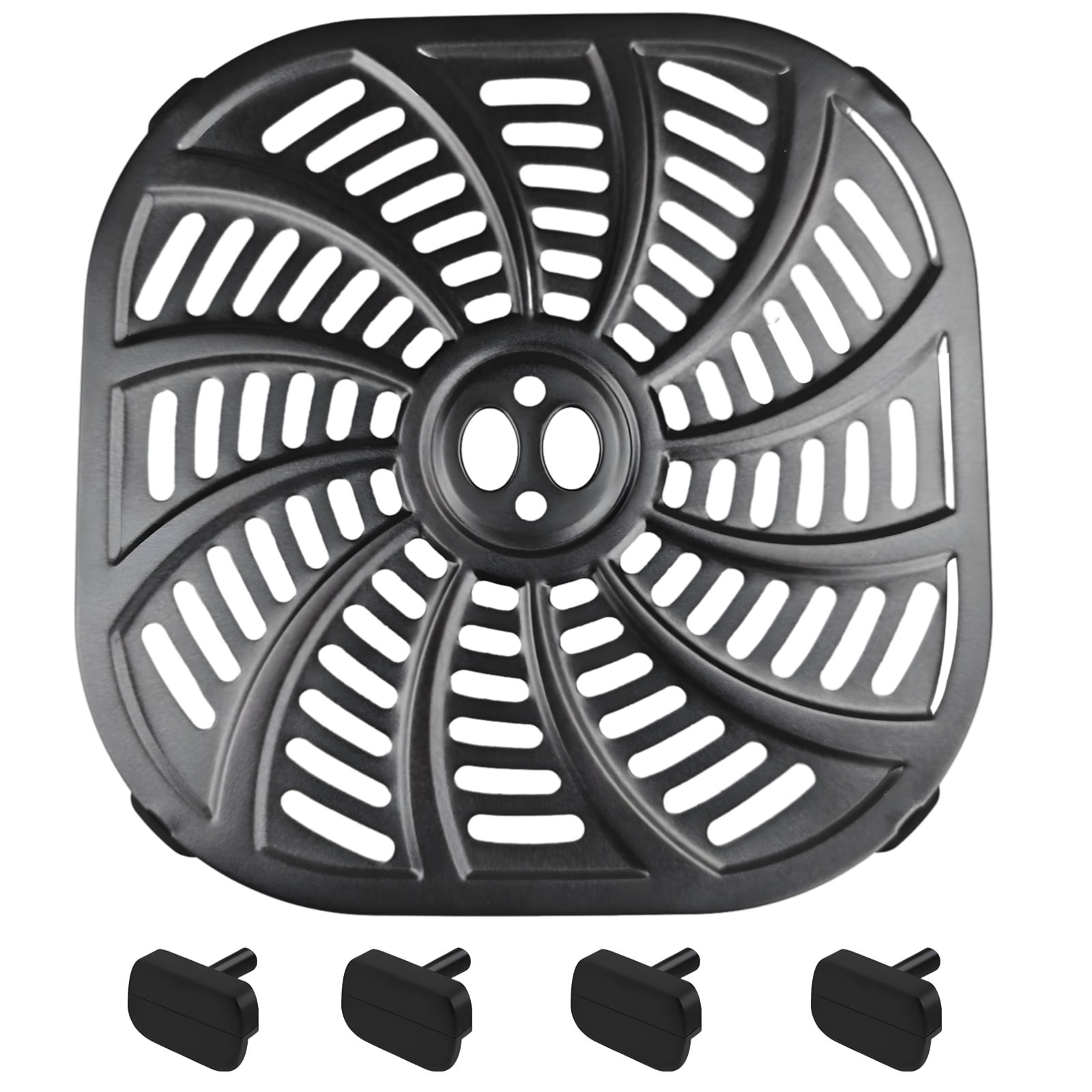 Gourmia 7 Qt Air Fryer Accessories, Square Design Tray Replacement ...