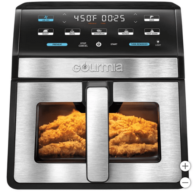 Gourmia 8-Quart Digital Air Fryer with Window & Light Model GAF858 ...