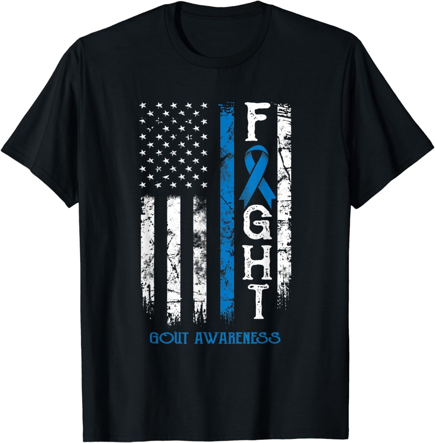 Gout Warrior US Flag T-Shirt - Walmart.com
