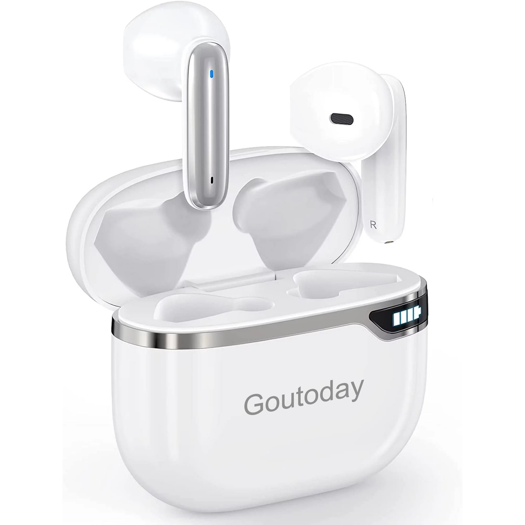 Goutoday TWS Wireless Earbuds, Bluetooth 5.2 in-Ear Headphone, Charging ...