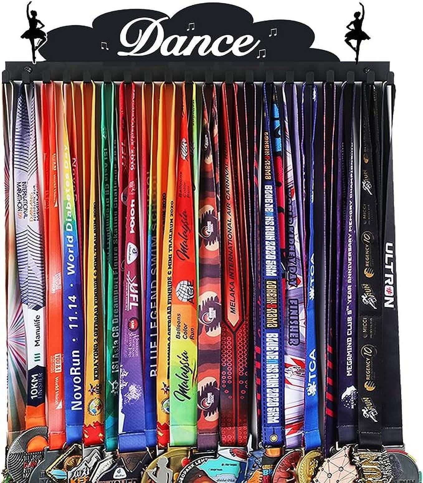 Goutoports Dance Medal Holder Display-Dance and Gymnastics Athletic Competition Medal Rack ...