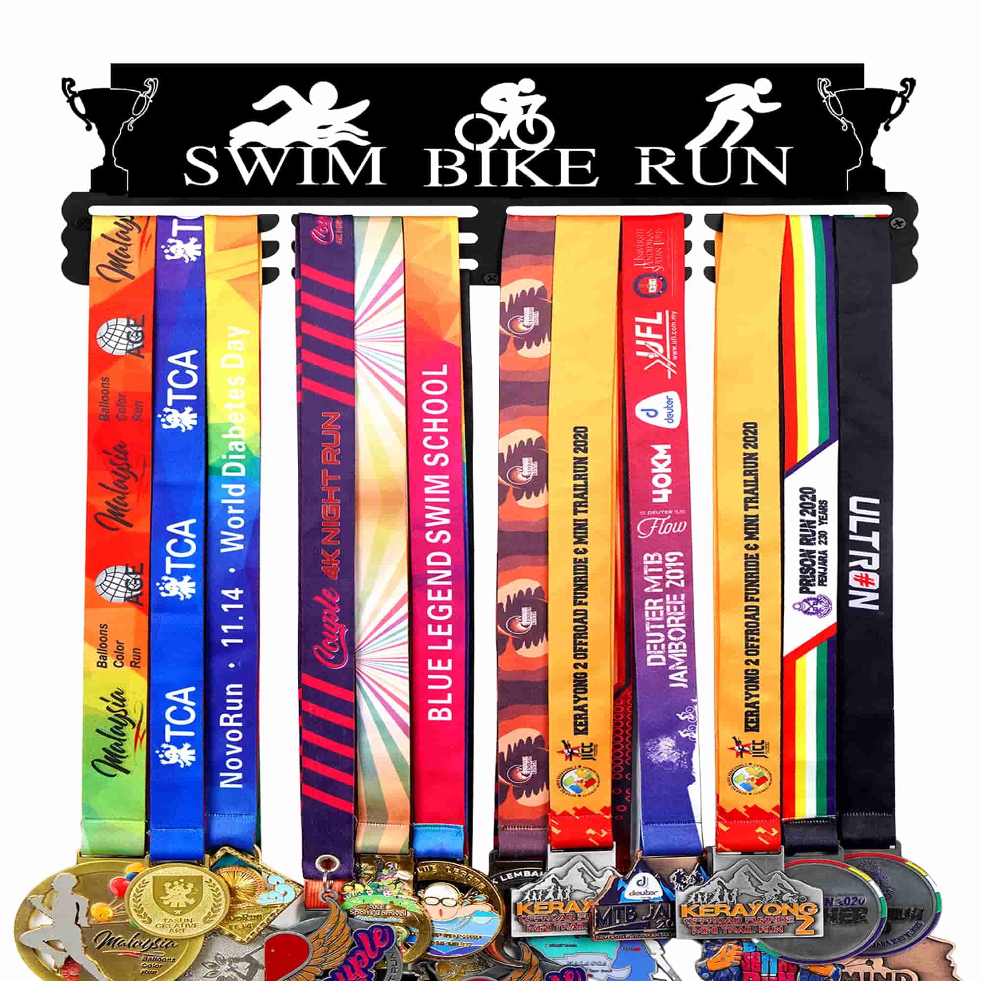 Goutoports Medal Hanger Display Rack - Personalized Award Ribbon ...