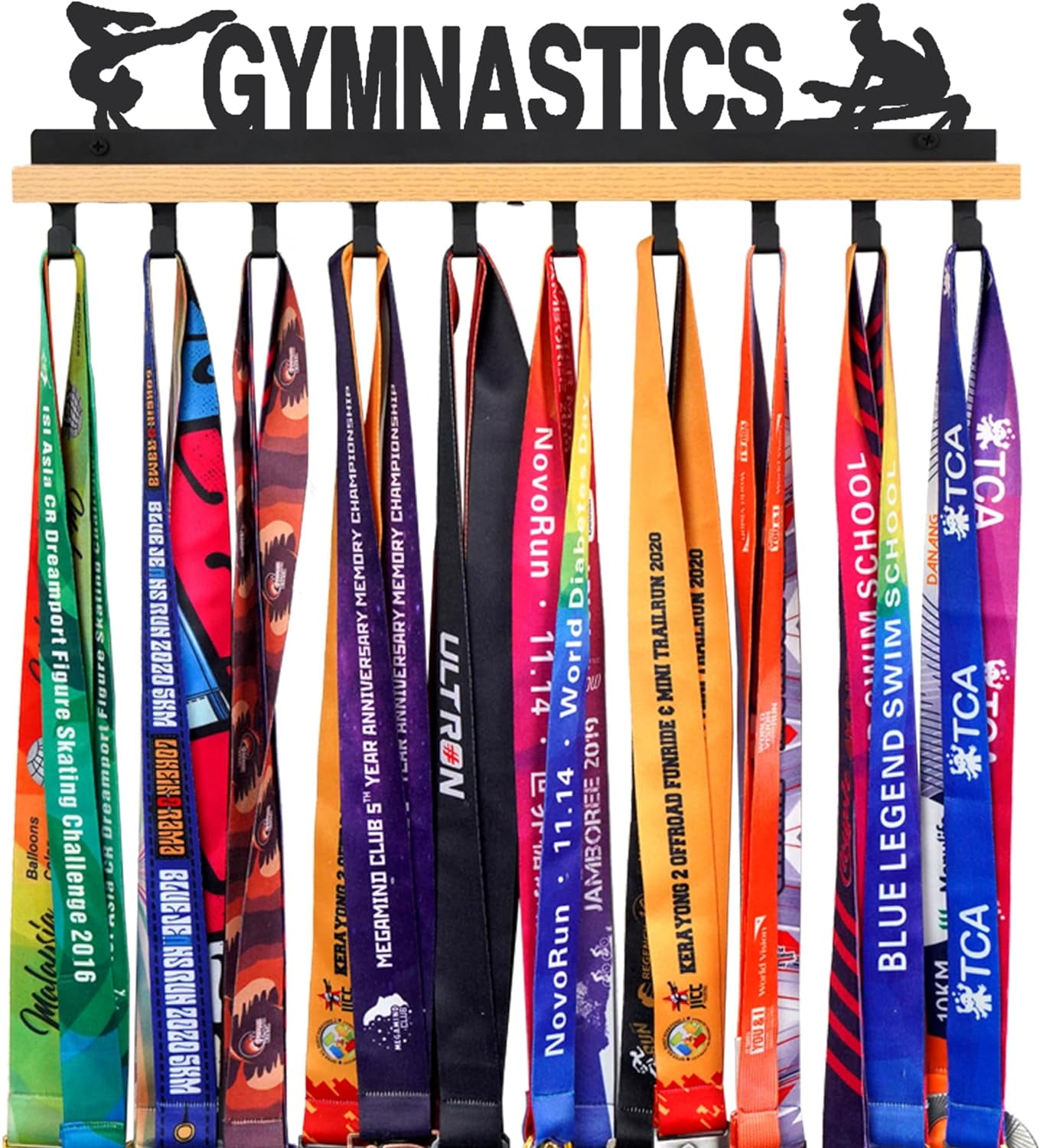 Goutoports Medal Hanger Display Trophy Shelf - Sports Medal Display ...