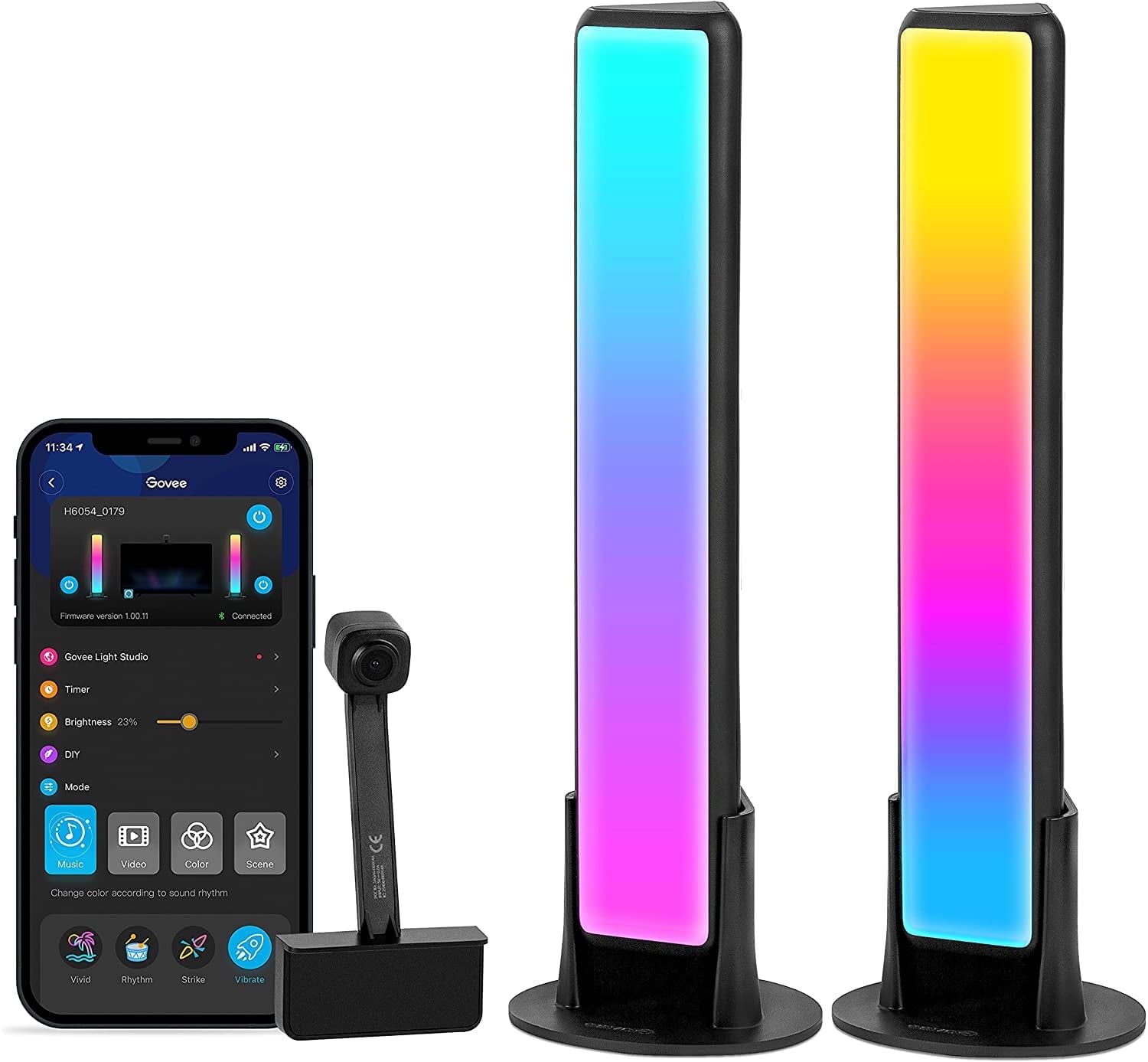 Govee Flow Pro LED Bars, RGBIC, WiFi, Google Assistant Compatible ...
