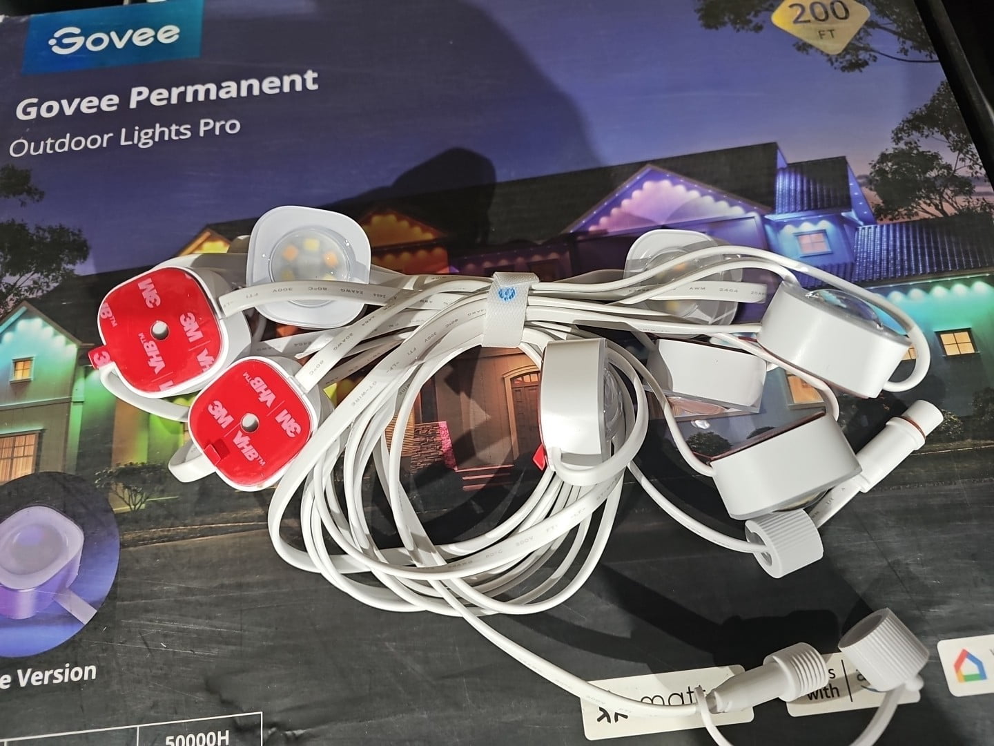 Govee Permanent Outdoor Lights Pro H706 ABC White Section Segment ...