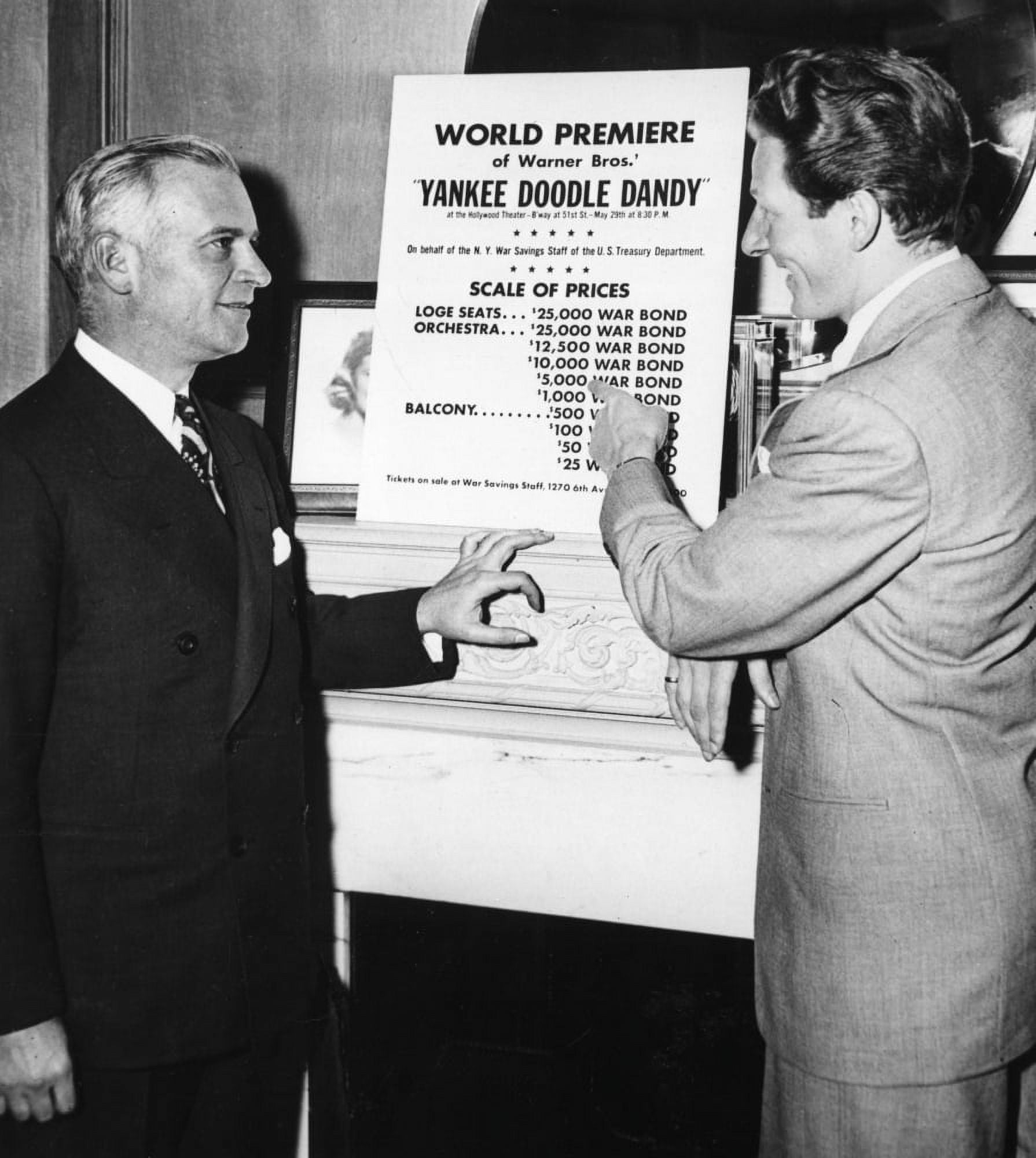 Governor Dwight Green Of Illinois Joins Danny Kaye For The War Bond Fund Raiser New York City ...