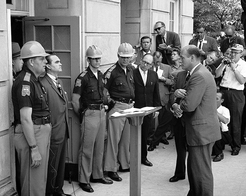 Governor George Wallace Civil Rights - 24x36 Inch Glossy Laminated ...