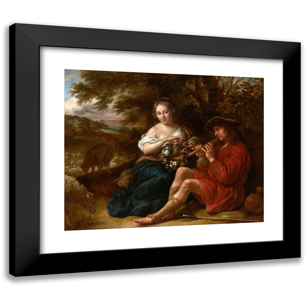 Govert Flinck 24x20 Black Modern Framed Museum Art Print Titled ...