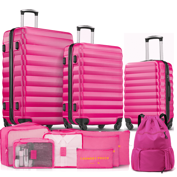 3-Piece Luggage Set, Including One Carry-On (22" Expandable Hardside ...