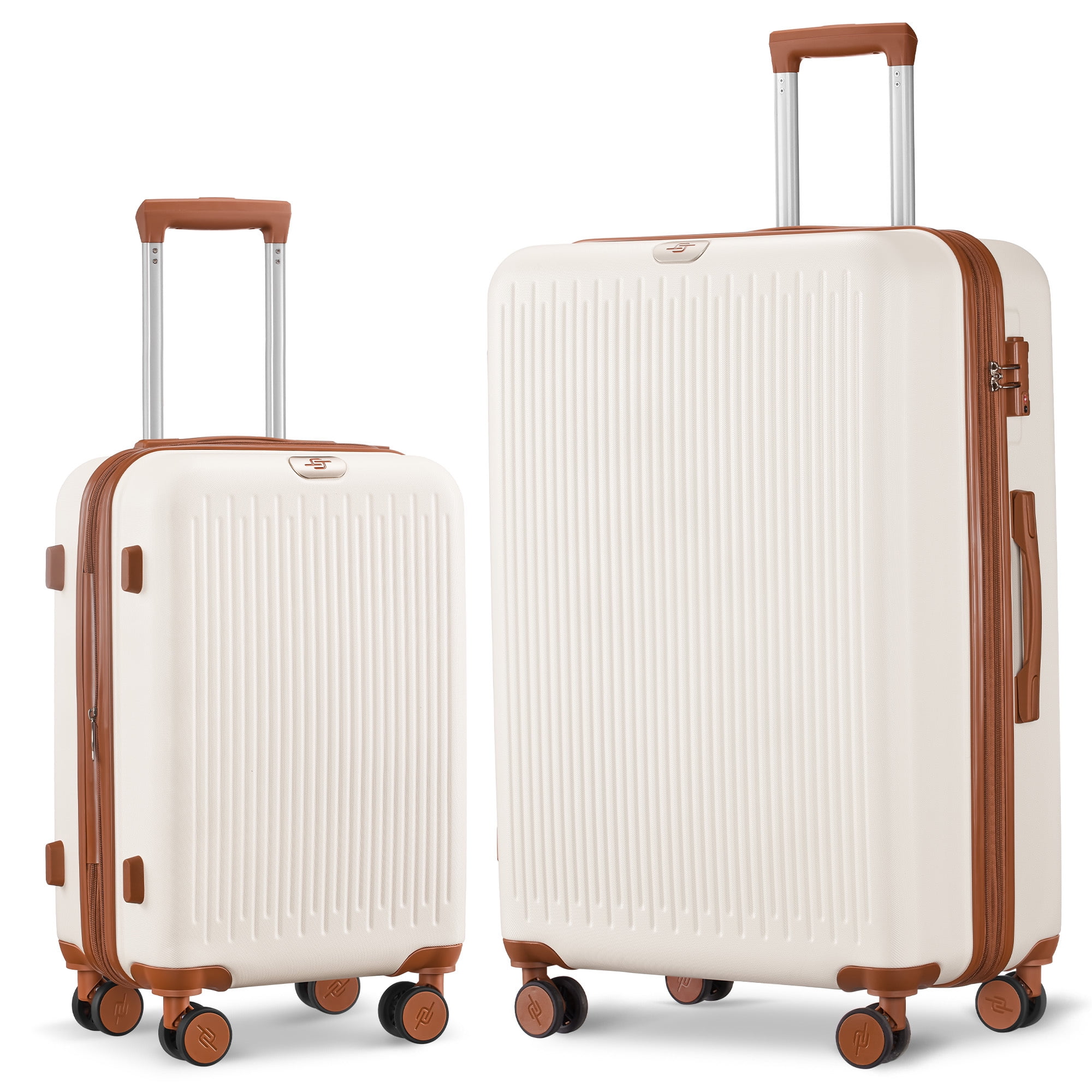 Gowill 2-Piece Expandable Luggage Set,Lightweight Suitcase with Double ...