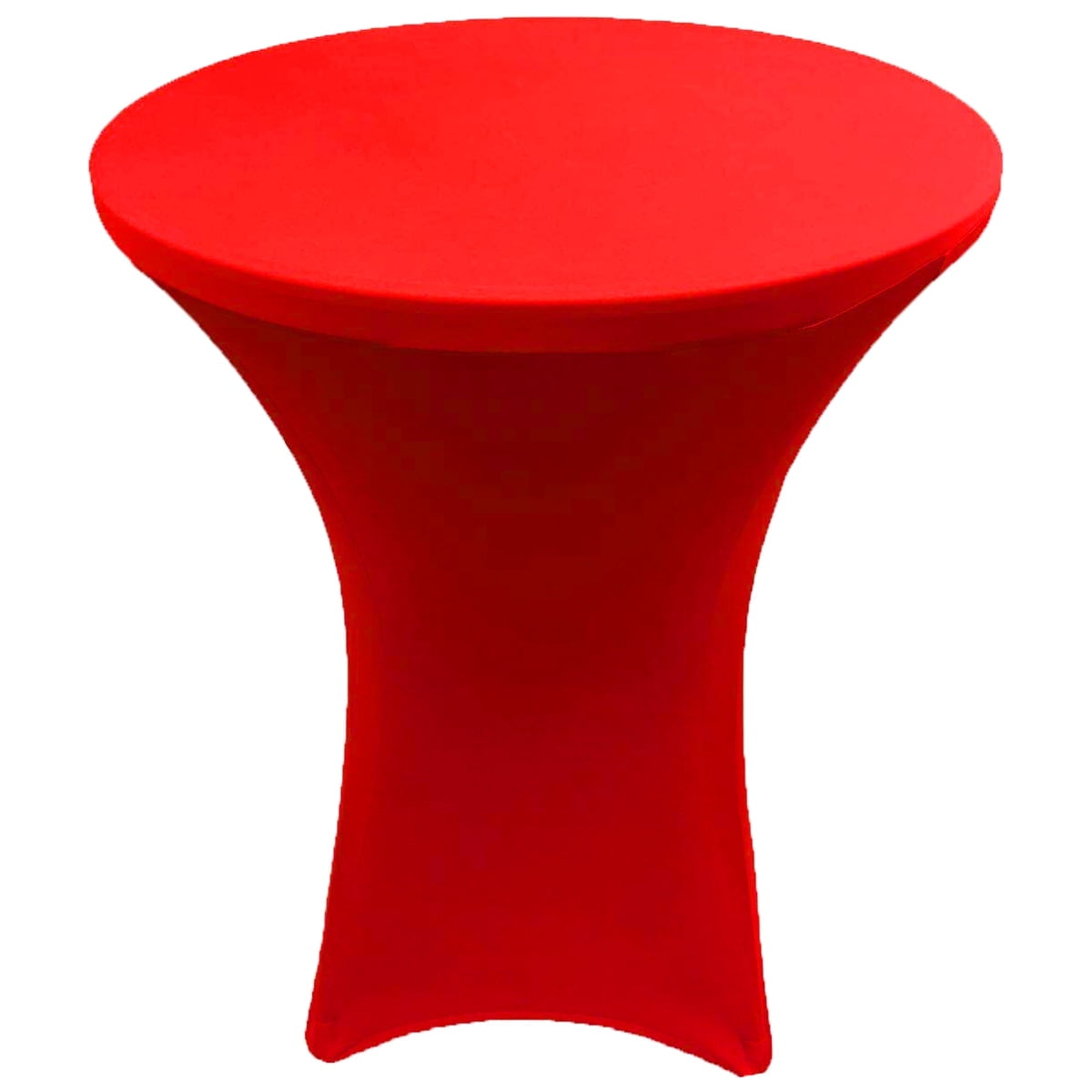 Gowinex Red 28 x 43 inches Cocktail Spandex Fitted Tablecloth Stretch ...