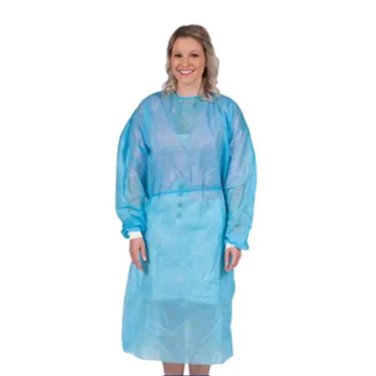 Gowns Isolation gowns. Signature Box/50 Tie Back. Knit cuff! - Walmart.com