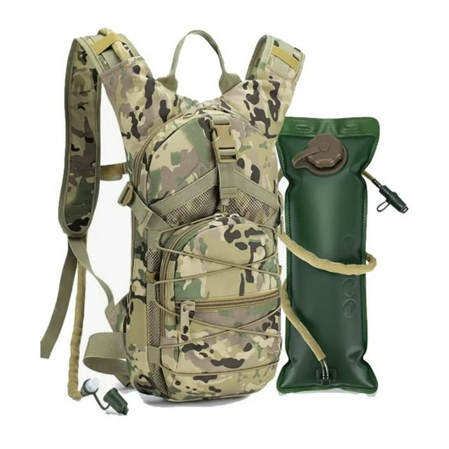 Gowoo Hydration 3L Tactical Hydration Backpack with Water Bladder Leak ...