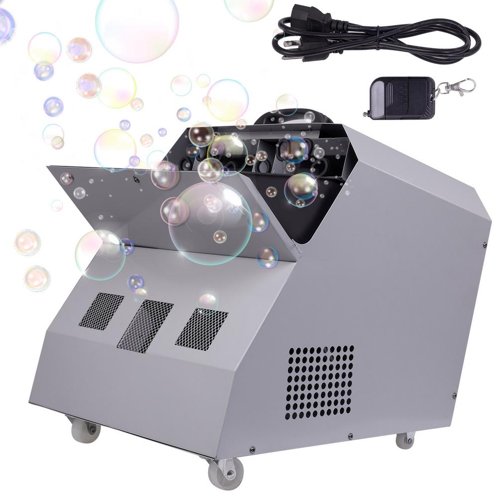 Goxfaca Automatic Bubble Machine 500W Two-wheel Performance Remote ...