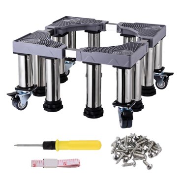 WAASOSCON Sturdy Mobile Base with Locking Casters, 11.8" Height 8 Bases ...