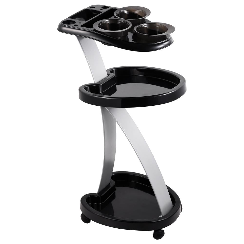 Goxfaca Hair Salon Cart Hair Salon Trolley on Wheels Stylist Cart Salon ...
