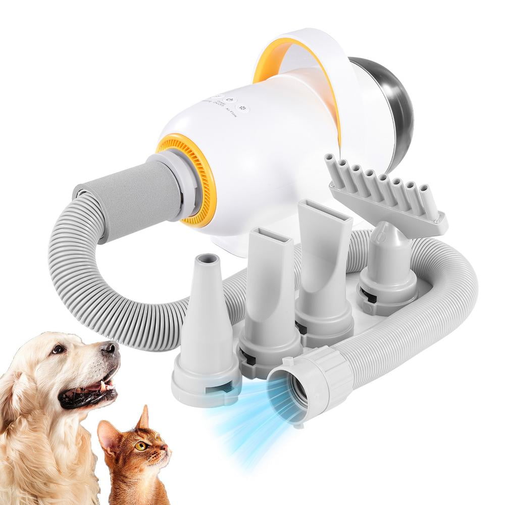 Goxfaca Pet Hair Vacuum and Dryer 5 Levels Adjustable Temperature ...