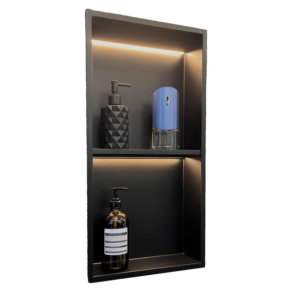 Goxfaca Shower Niche Inwall Stainless Steel Bathroom Niche Shelf Shower ...