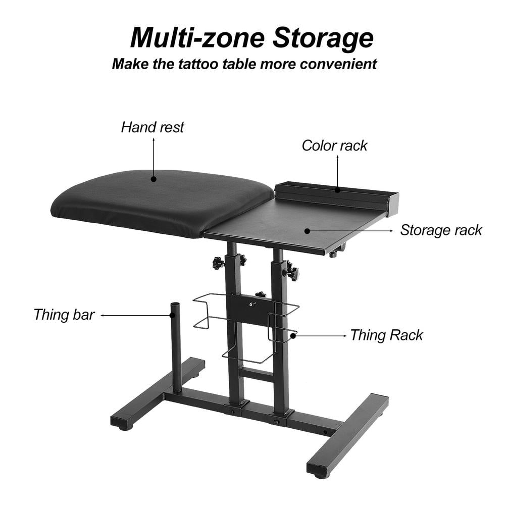 Goxfaca Tattooing Stand Tattooing Arm Rest with Workbench Tattooing ...