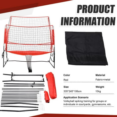 SKEERY Outdoor Heavy Duty Volleyball Net Set, Anti-Sag Design ...